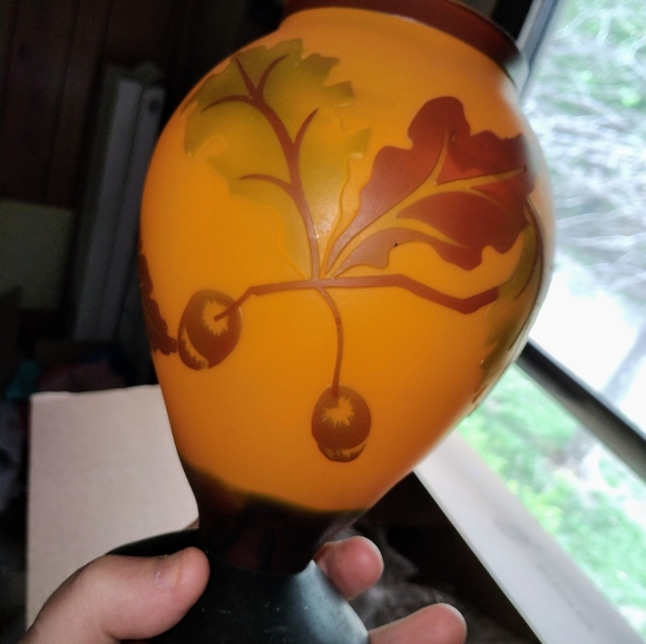 Teleflora | Accents | Vintage Teleflora Fall Acorn Glass Vase | Poshmark
